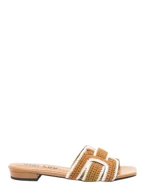 BIBI LOU Holly Flat Sandals - Brown