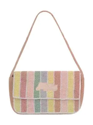 MC2 SAINT BARTH Beaded Shoulder Bag - Neutrals