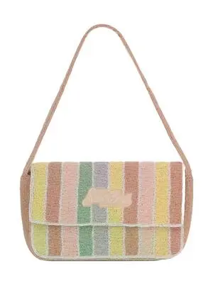 MC2 SAINT BARTH Beaded Shoulder Bag - Neutrals