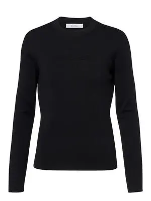 Max Mara Virgin Wool Sweater - Black