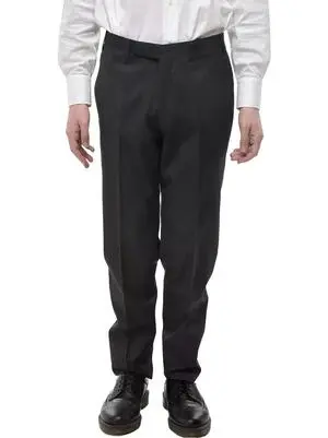 Corneliani Fresco Wool-blend Trousers - Grey