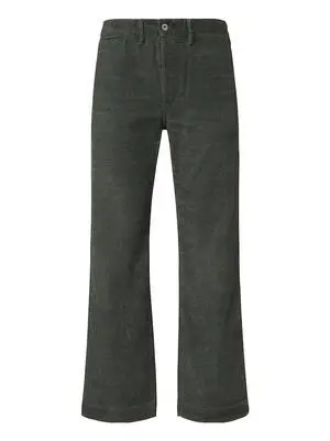 Ralph Lauren Cotton Corduroy Straight Pants - Green