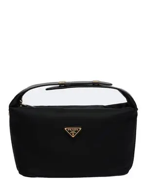Prada Re-nylon Mini Top-handle Bag - Black