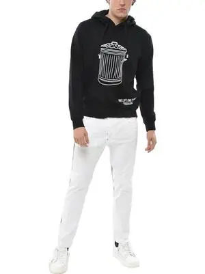 Dsquared2 Logo Print Hoodie - Black