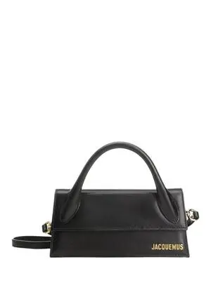 Jacquemus Le Chiquito Long Leather Tote Bag - Black