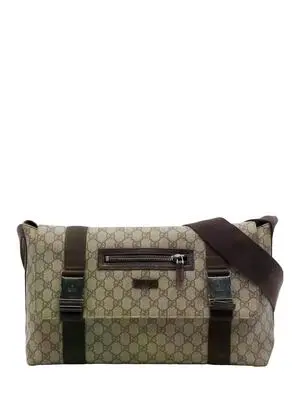 Gucci Gg Supreme Crossbody Bag - Neutrals