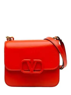 Valentino Garavani Vsling Mini Smooth Calfskin Crossbody Bag - Orange