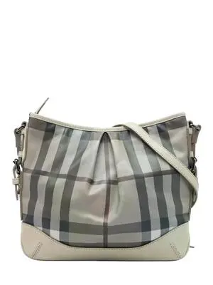 Burberry Coated Canvas Crossbody Bag - Grey