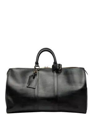 LOUIS VUITTON 1995 Epi Keepall 45 Travel Bag - Black