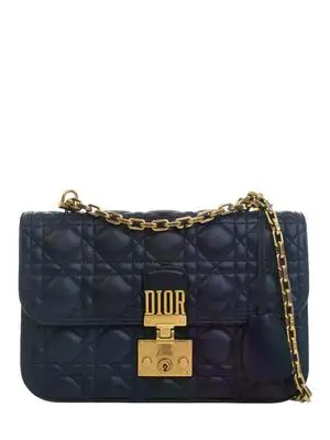 Dior Lambskin Cannage Dioraddict Flap Shoulder Bag - Blue