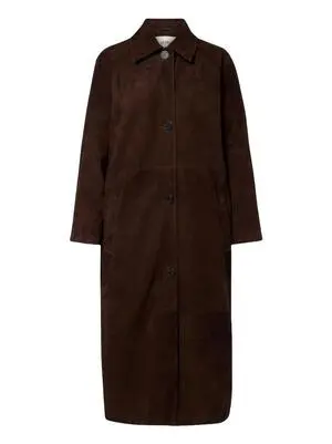 ARMA Judy Suede Coat - Brown