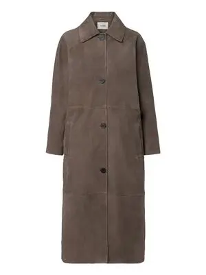 ARMA Judy Suede Coat - Grey