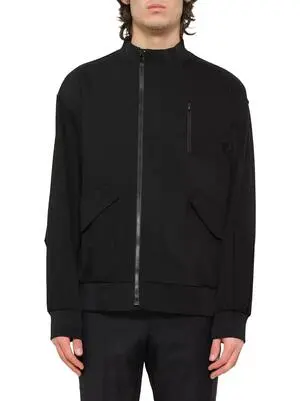 WOOYOUNGMI Jersey Zip-up Jacket - Black