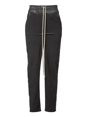 Rick Owens Rick Owens DRKSHDW Sliced Pillar Cotton Maxi Skirt Black