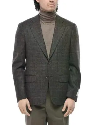 Corneliani Single-breasted Blazer - Brown