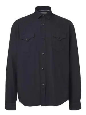 Canali Cotton Shirt - Blue