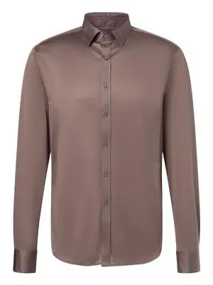 Canali Cotton Shirt - Brown