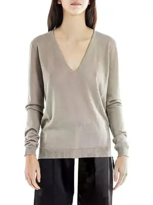 Rick Owens V-neck Sweater - Neutrals