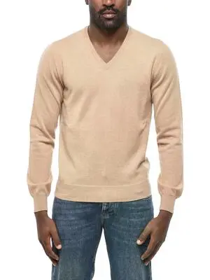 Malo V-neck Cashmere Sweater - Neutrals