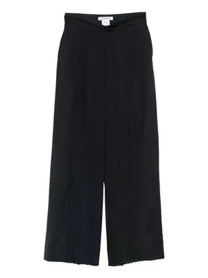 Max Mara Tiglio Pleated Palazzo Pants - Blue