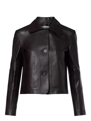 ARMA Coffee Bean Leather Jacket - Brown