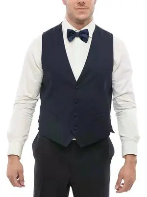 Corneliani Four-button Vest - Blue