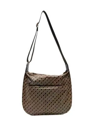 GHERARDINI Monogram Print Shoulder Bag - Brown
