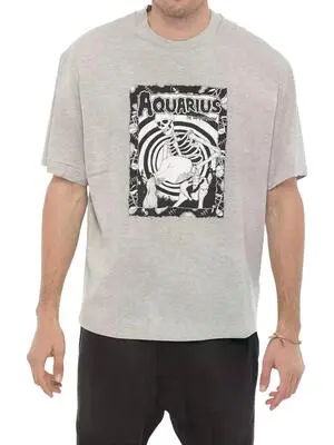 Neil Barrett Logo-print T-shirt - Grey