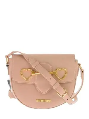 Moschino Heart-clasp Satchel Bag - Neutrals