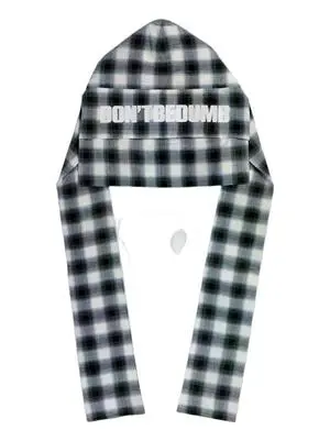 AWGE Check-print Graphic Durag - Black