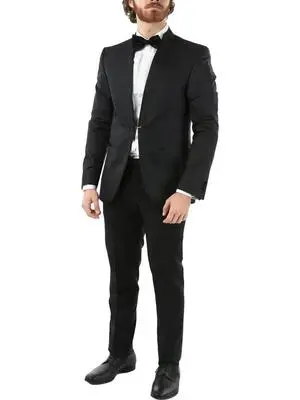 Corneliani Single-breasted Wool Blazer - Blue