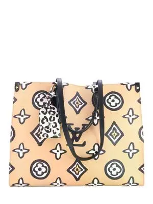 LOUIS VUITTON Wild At Heart Monogram Giant Gm Tote Bag - Brown