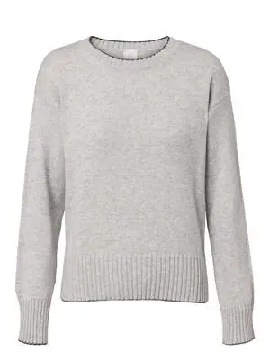 Eleventy Cashmere Cable Knit Vest - Grey