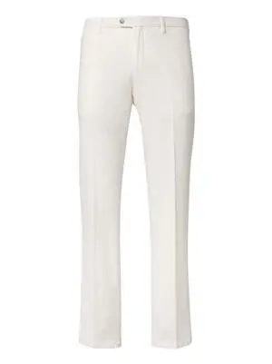 Fedeli Cotton-blend Chinos - White