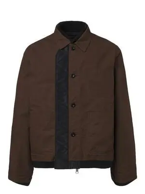 Sacai Reversible Technical Jacket - Brown