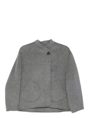 Soeur Windsor Patch-pocket Jacket - Grey