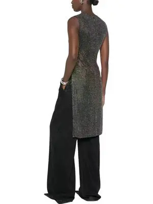 Alexander Wang Embellished Asymmetric Top - Black