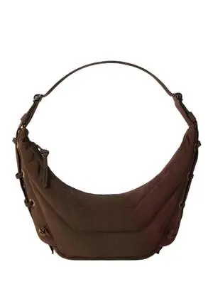 LEMAIRE Small Soft Game Bag In Quilted Canvas - Brown