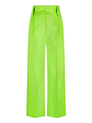 VIKY RADER STUDIO VIKY RADER STUDIO Marlene High-Waisted Pleated Linen Trousers