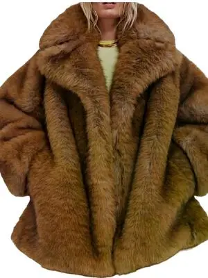 DARKPARK DARKPARK Faux Fur Oversized Coat