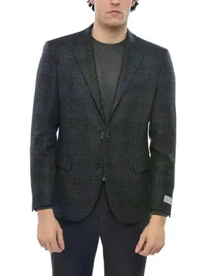 Corneliani Nino Danieli Checked Blazer - Black