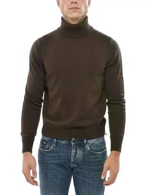 Malo Turtleneck Sweater - Brown