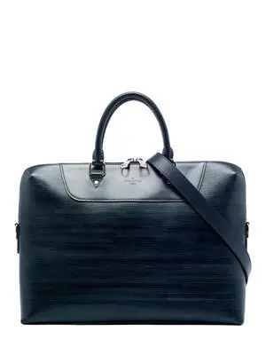 LOUIS VUITTON 2017 Epi Porte Documents Jour Business Bag - Blue