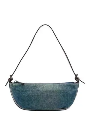 Fendi 2000-2010 Denim Shoulder Bag - Blue