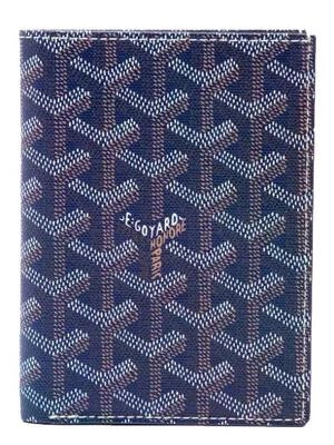Goyard 2011 "ine Grenelle" Passport Cover - Blue