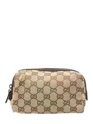 Gucci Gg Canvas Pouch - Neutrals
