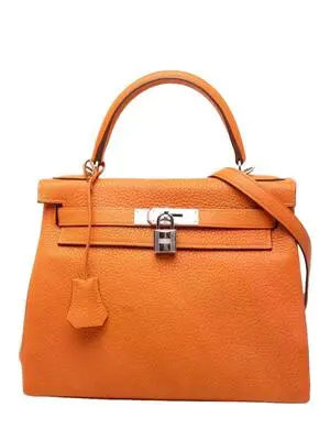 Hermès 2016 Clemence Kelly Retourne 28 Satchel - Orange