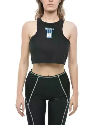 Adidas Ribbed Tank Top - Black
