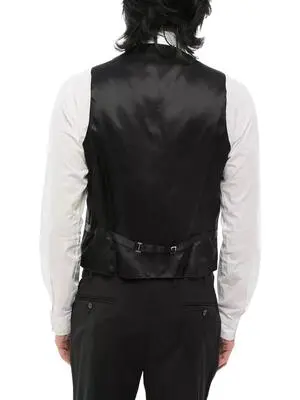 Corneliani Single-breasted Wool Waistcoat - Grey