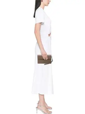 Celine Grained Calfskin Multifunction Clutch Bag - Brown